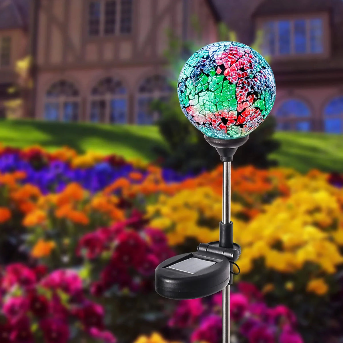 True Living Outdoors Mosaic Solar Stake – Phelan Hydro & Garden Supply