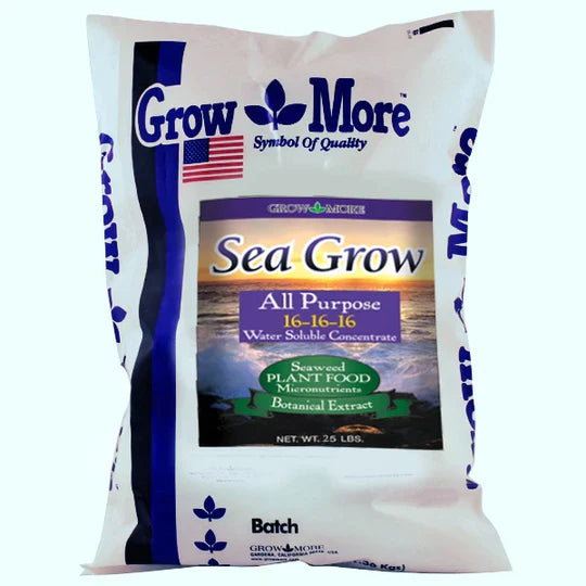 Grow More Sea Grow 16-16-16 25lb Bag – Phelan Hydro & Garden Supply